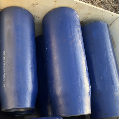 꿰매지 않는 파이프 피팅 외진 환기 DN200×DN150 SCH30(L) ×SCH40(S) A234 WPB ASME B16.9