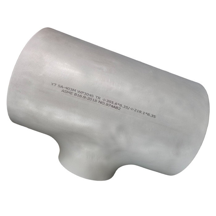 904L Stainless Steel Seamless Tee Austenitic Stainless Steel Tee