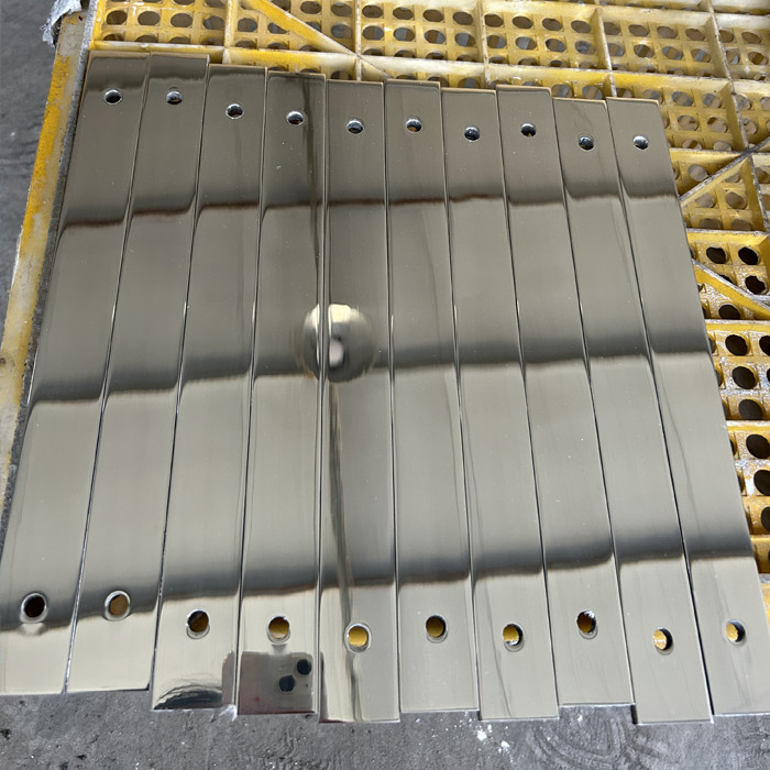 Rectangular Aluminum Steam Blowing Target Plate 5-10mm Silver Color