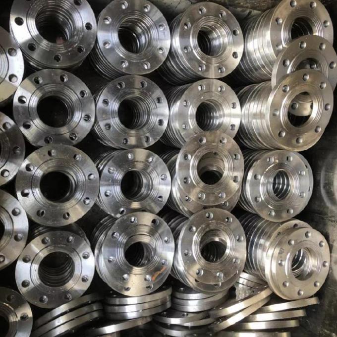 254SMO F44 Forged Steel Flange Butt Welded Threaded For Petroleum Industry