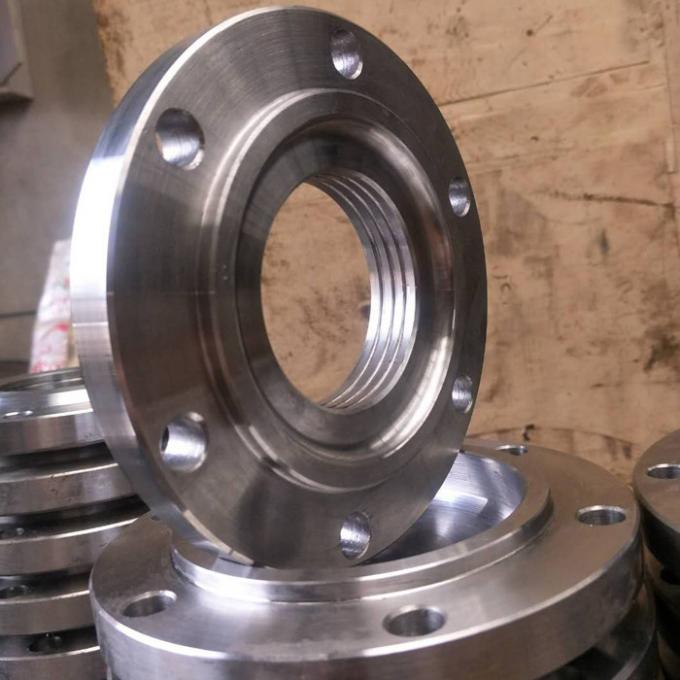 254SMO F44 Forged Steel Flange Butt Welded Threaded For Petroleum Industry