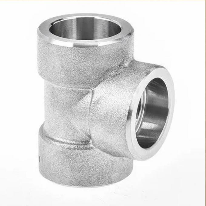 ASME B16.11 Standard Hot-Dip Galvanized Socket Tee DN50 6000LB