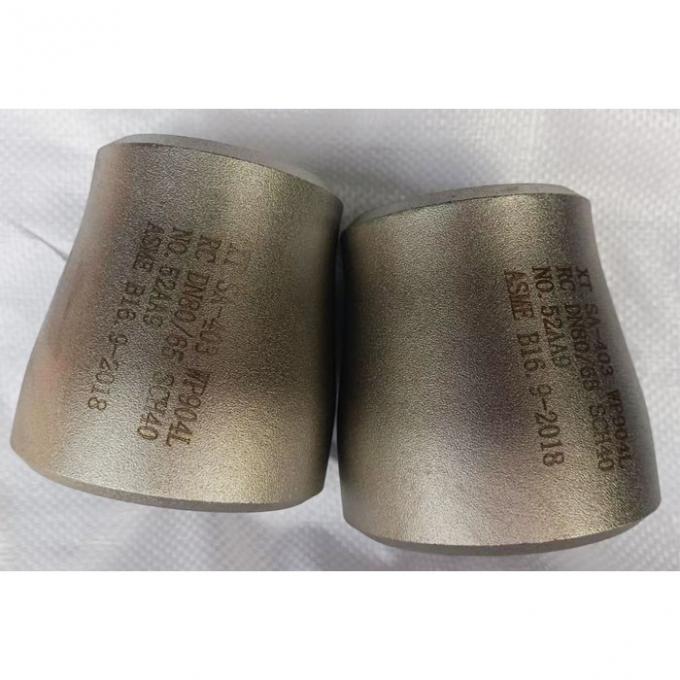 Stainless Steel Welded Socket Pipe Fittings Reducing Pipe GB/T14383 ...